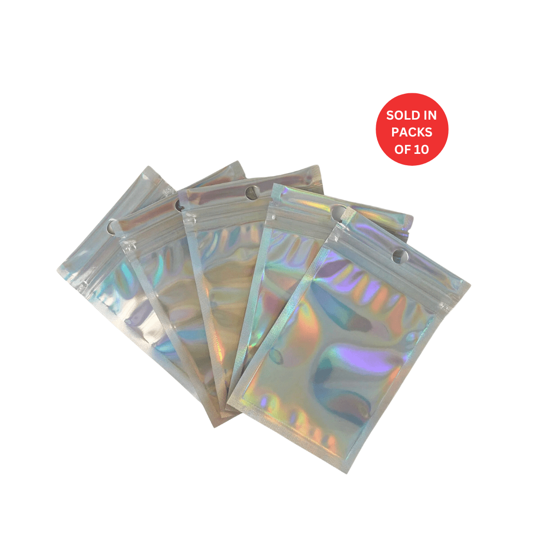 Bags & Pouches - ziplock bags, paper bags, holographic pouches – In The Box