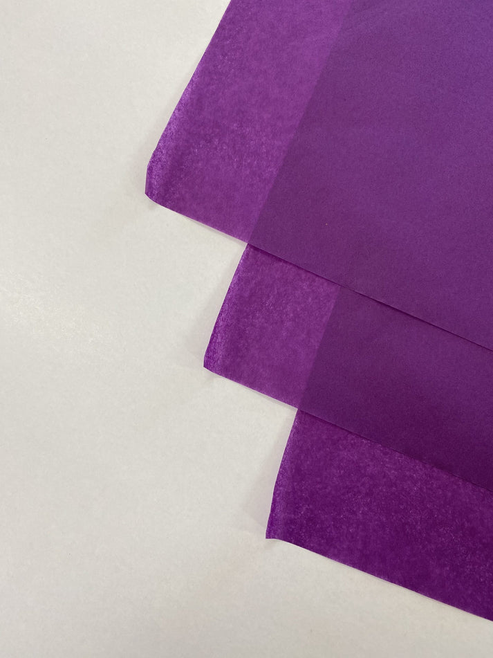 Dark Purple Tissue Paper (100 sheets) – In The Box