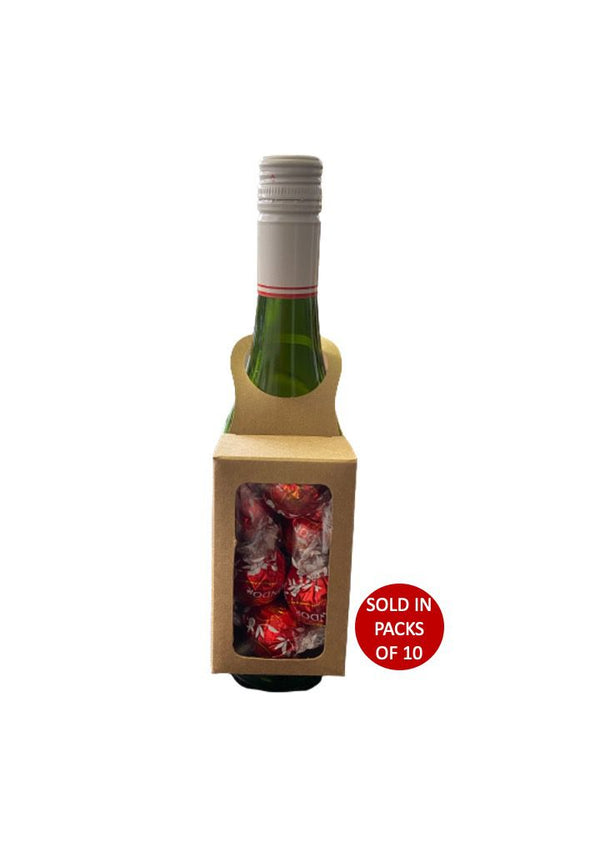 Bottle Neck Tag Gift Box (Kraft) 100x60x40mm (Pack of 10) – In The Box