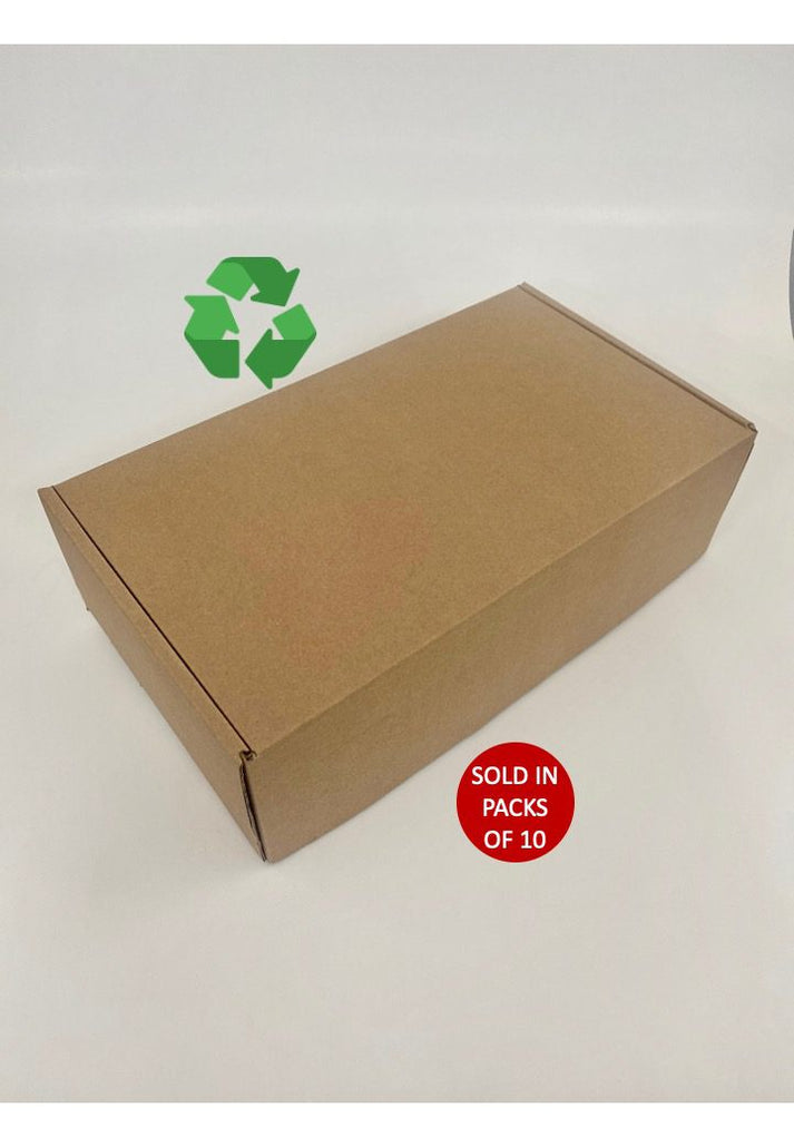 Kraft Shipper Box 366x200x88mm (Pack of 10) – In The Box
