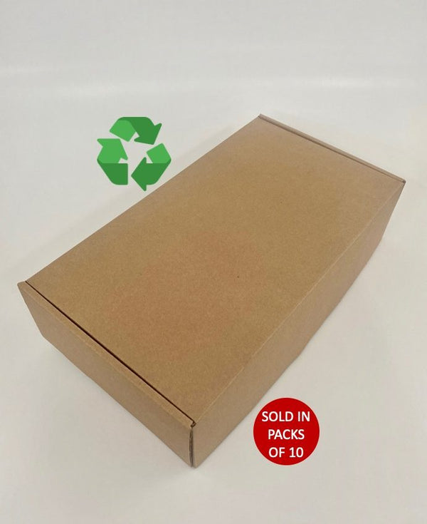 Kraft Shipper Box 342x193x100mm (Pack of 10) – In The Box